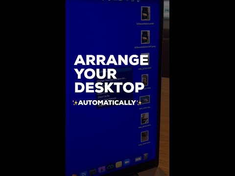 Automatically Arrange Desktop Icons (Macbook Pro Tutorial 2022)
