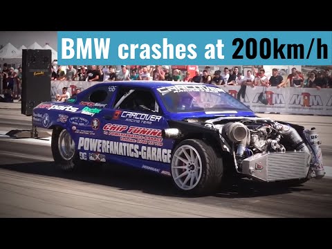 1,200 HP BMW 5 Series Crashes, Rolls Over at 124 Mph During Drag Race ...