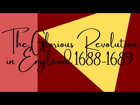 The Prelude to the 1688 Glorious Revolution in England