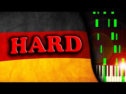 DEUTSCHLANDLIED – German National Anthem – Piano Tutorial | Sheet Music ...