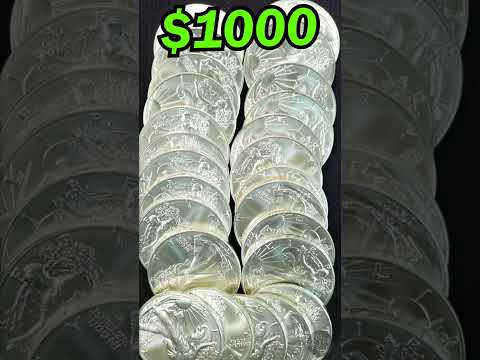 Here's How Much SILVER $1000 can Buy You Today!