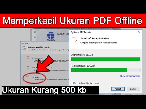 Cara Memperkecil Ukuran Pdf Offline 500 KB
