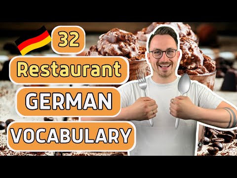 32 German words to know when eating at a restaurant in Germany - learn German with a German