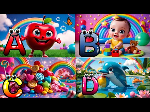 "🎶 A is for Apple: Catchy Nursery Rhymes for Kids that Ignite Learning Fun! 🍏 | Sing Along!"