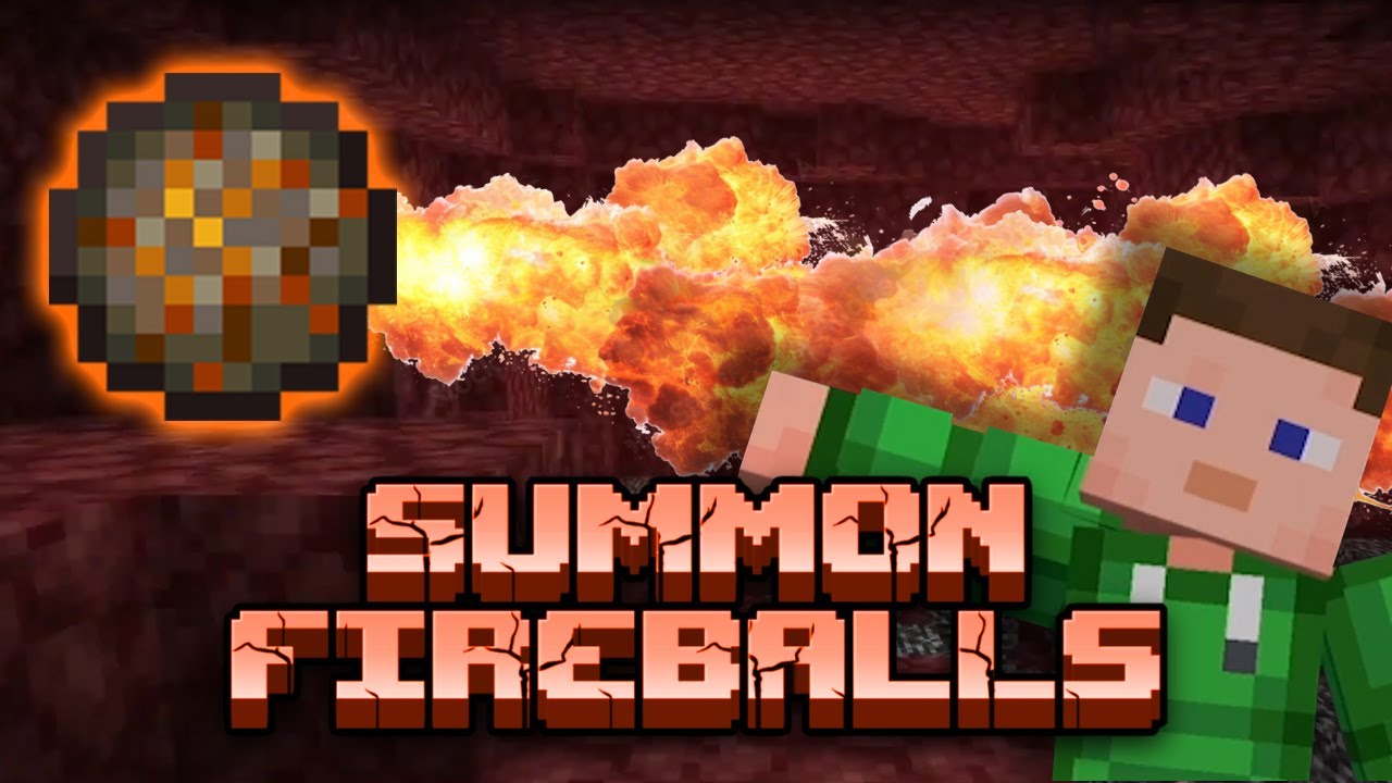 How to Summon Fireballs in Minecraft Bedrock
