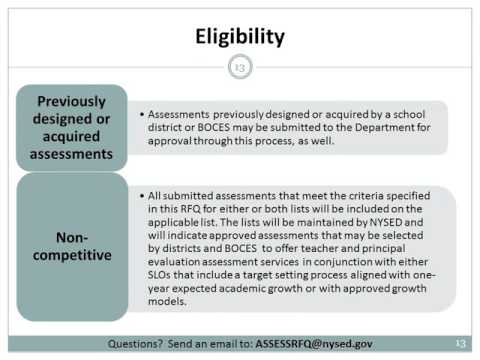 Assessment RFQ Webinar