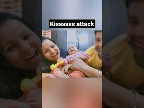kisss attack #shorts #reels #kiss #youtubeshorts #challenge #maa #papa #baby #instagram #viral