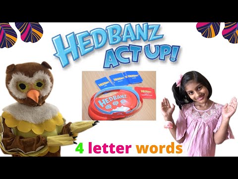 HEADBANZ ACTUP Game | Read 4 letter words | Play & Learn to read 4 letter words
