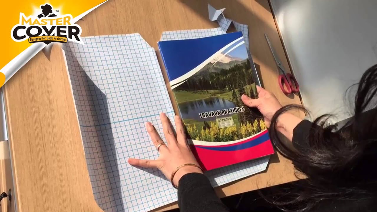 MasterCover Self-adhesive Book Cover Instruction