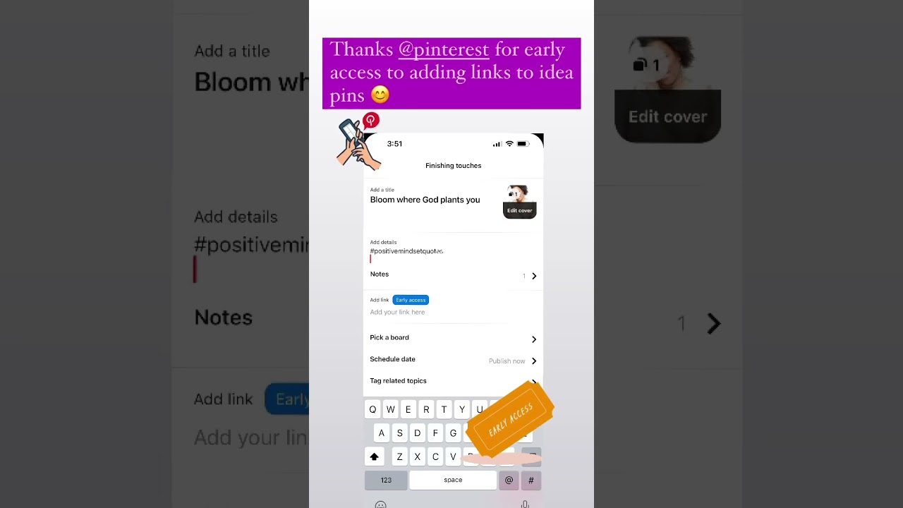 Early Access to Pinterest Idea Pins Links