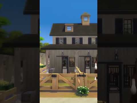 HORSE RANCH | The Sims 4 | Speed Build | NoCC #thesims4horseranch #horseranch #thesims4 #simshorse