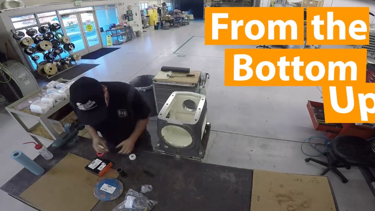 Build Up of  Hycomp Compressor F Block Bottom End