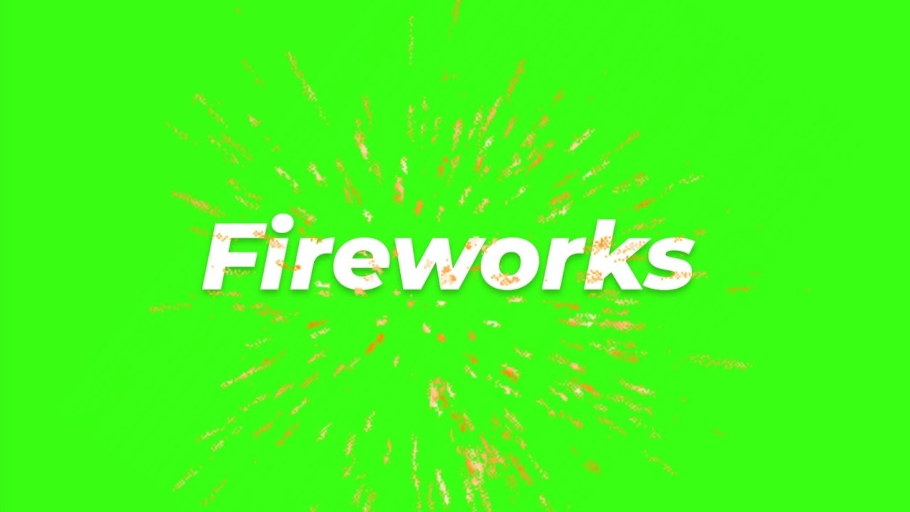 Animated Fireworks GIF Green Screen Pack (Free Download)