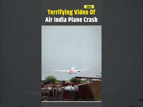 Air India Plane Crash: Video Shows Air India Flight Crashing With 242 Passengers in Gujarat