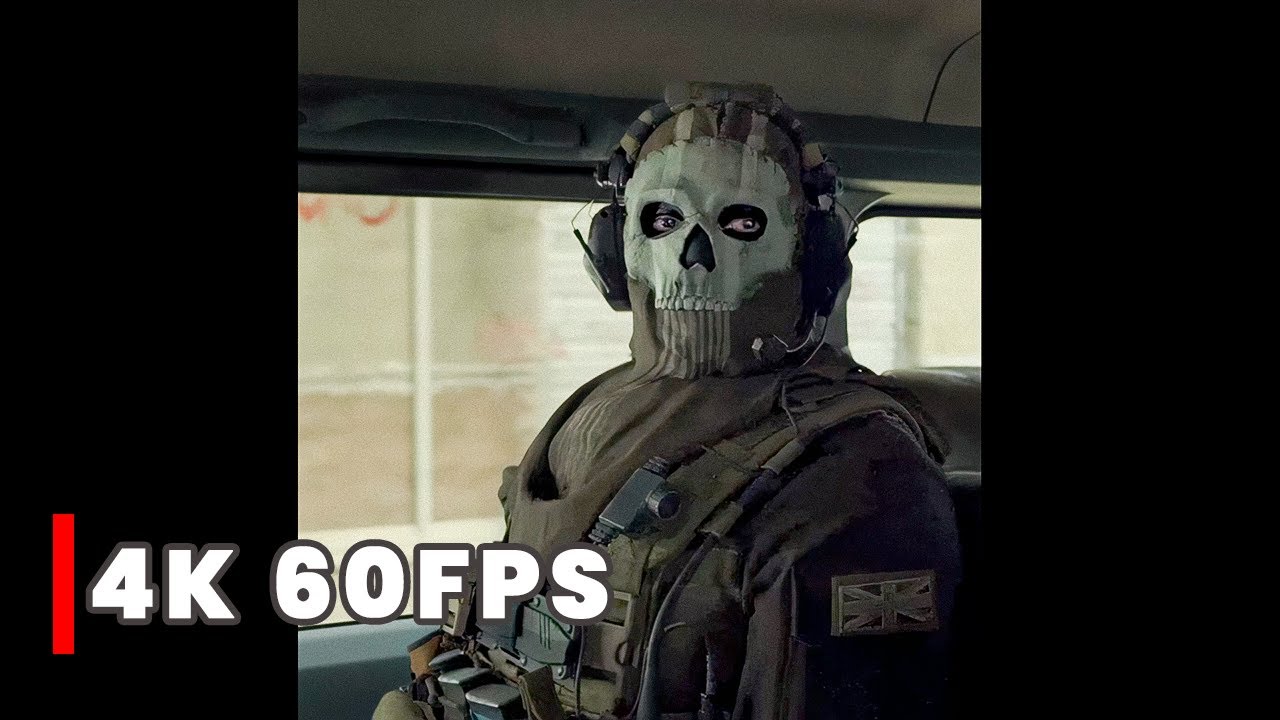 Ghost Staring Meme | Meme Template | [4k 60fps]