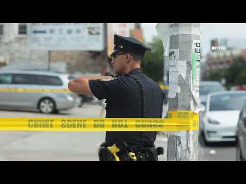 Two People STABBED on College Point Blvd in Flushing - QUEENS