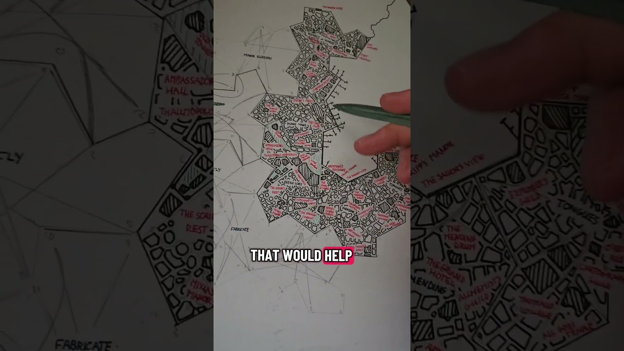 Many Spell City #dnd #worldbuilding #mapmaking #dndscience