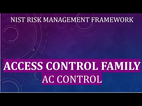 NIST Risk Management Framework | ACCESS CONTROL FAMILY