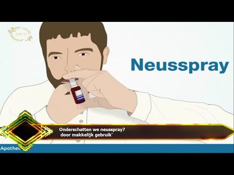 Onderschatten we neusspray? door makkelijk gebruik'