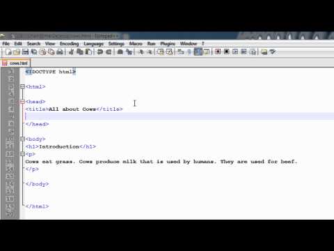 HTML5: Lesson 2 - Metadata