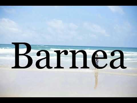 How To Pronounce Barnea🌈🌈🌈🌈🌈🌈Pronunciation Of Barnea