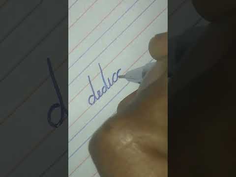 Writing dedication word