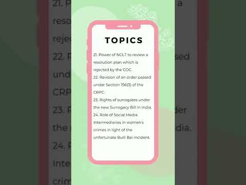 Here's a list of 50 Research Topics for this month. Let us know your favourite topic in comments.