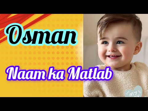 Osman name meaning in Urdu | new name boys 2024. | Islamic boys name