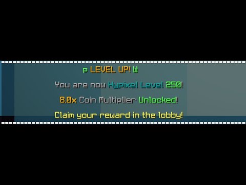 Getting Hypixel Network Network Level 250 (no boosters [LEGIT WAY])
