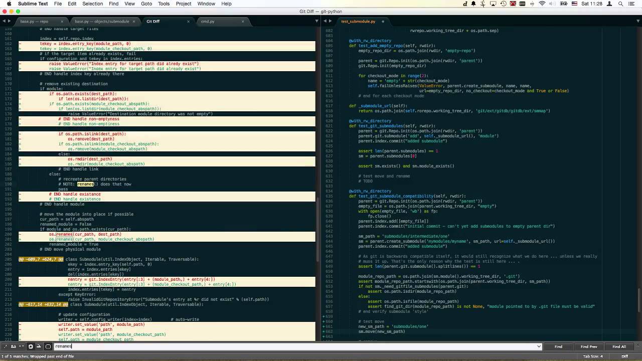 step three towards fixing git-python submodules