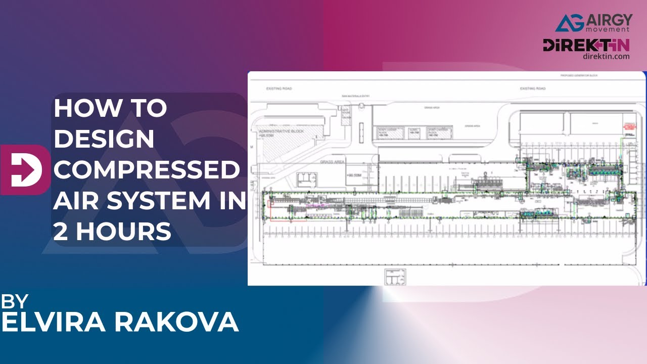 How to design compressed air system in 2 hours