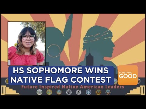 Chandler sophomore's Native flag wins youth council contest