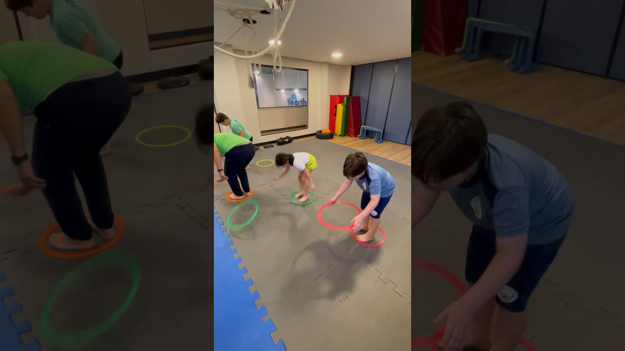 EXERCÍCIO DE COORDENAÇÃO E AGILIDADE COM ARGOLAS #treino #academia