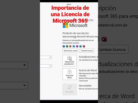 Licencia de Microsoft 365