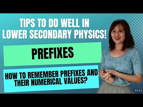 Tip to remember prefixes and their numerical values! ๐