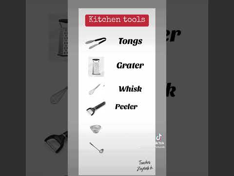 Kitchen tools🇺🇸🇬🇧 #english #englishwithzeynab