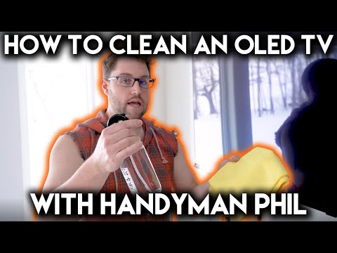 How to Clean an OLED TV | Just the Tech Tips with Handyman Phil