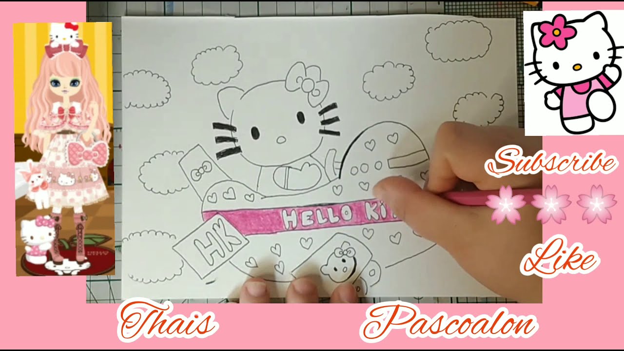 Nerd House Tutorials: How to Draw Hello Kitty! Kawaii!