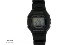 Casio W-218H-1AVEF - Heavy Duty Watch • Watchard.com