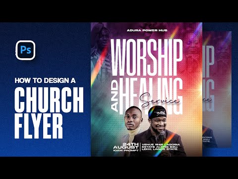 Church Flyer Design in Photoshop Step by Step Guide for 2025