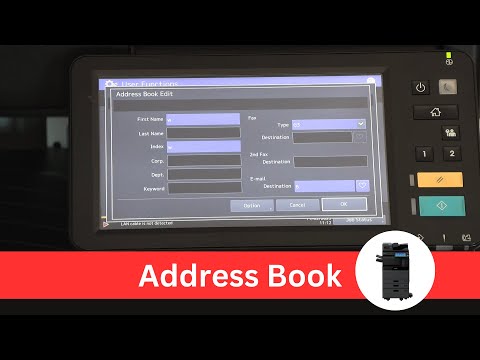 Address Book - Setup and Edit
