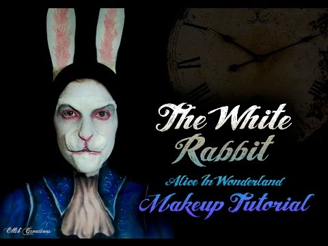 The White Rabbit - Alice in Wonderland / Makeup Tutorial | Ellik Creations