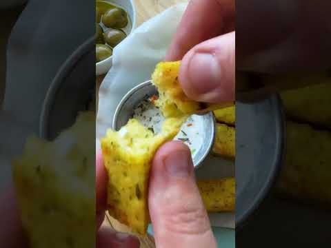 Polenta Feta Fries