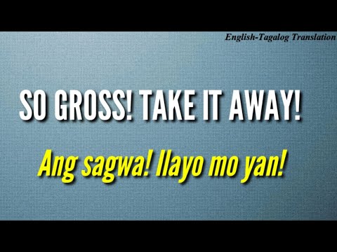 Learn Tagalog Words for Saying "NO" (English-Tagalog Translation)