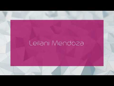 Leilani Mendoza - appearance