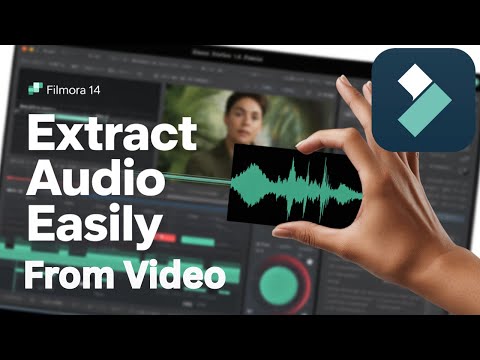 How To Extract Audio From Video In Filmora 14