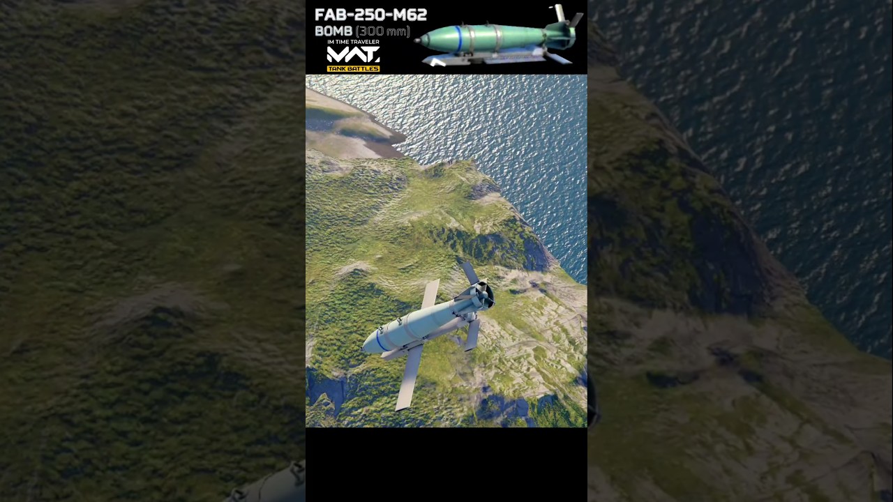 (300MM) FAB-250-M62 Bomb in MWT Tank Battles | Dropping the Bomb 🔥 | #Shorts
