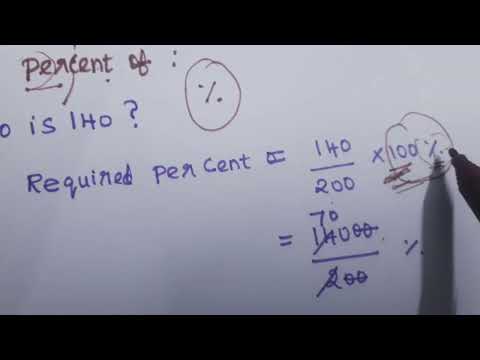 what percent of 200 is 140. solution here.