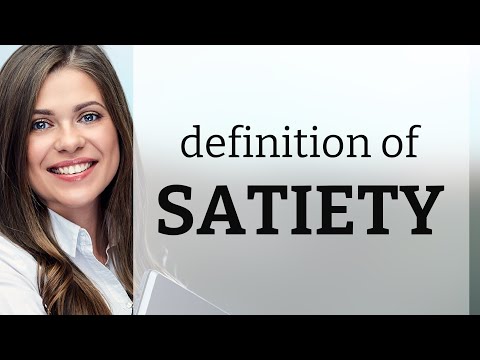 Satiety | SATIETY meaning