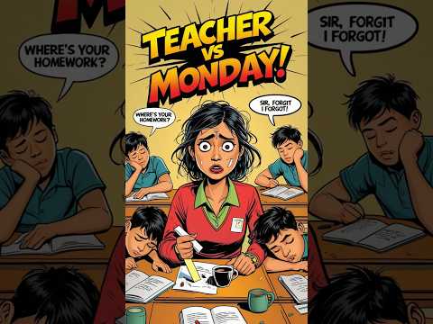 Teacher’s Monday Struggles 😂 | Teacher's Monologue | Just for fun